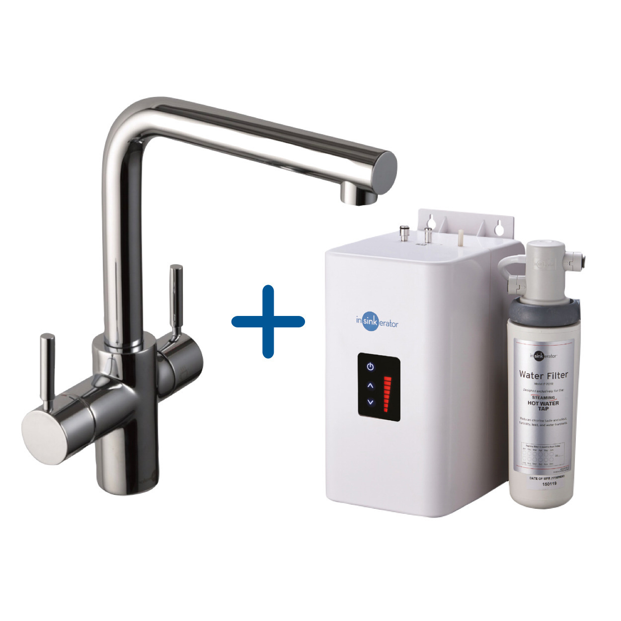 InSinkErator 3N1 L Shape Tap Neo Tank & Filter Pack - Chrome - Kensi ...