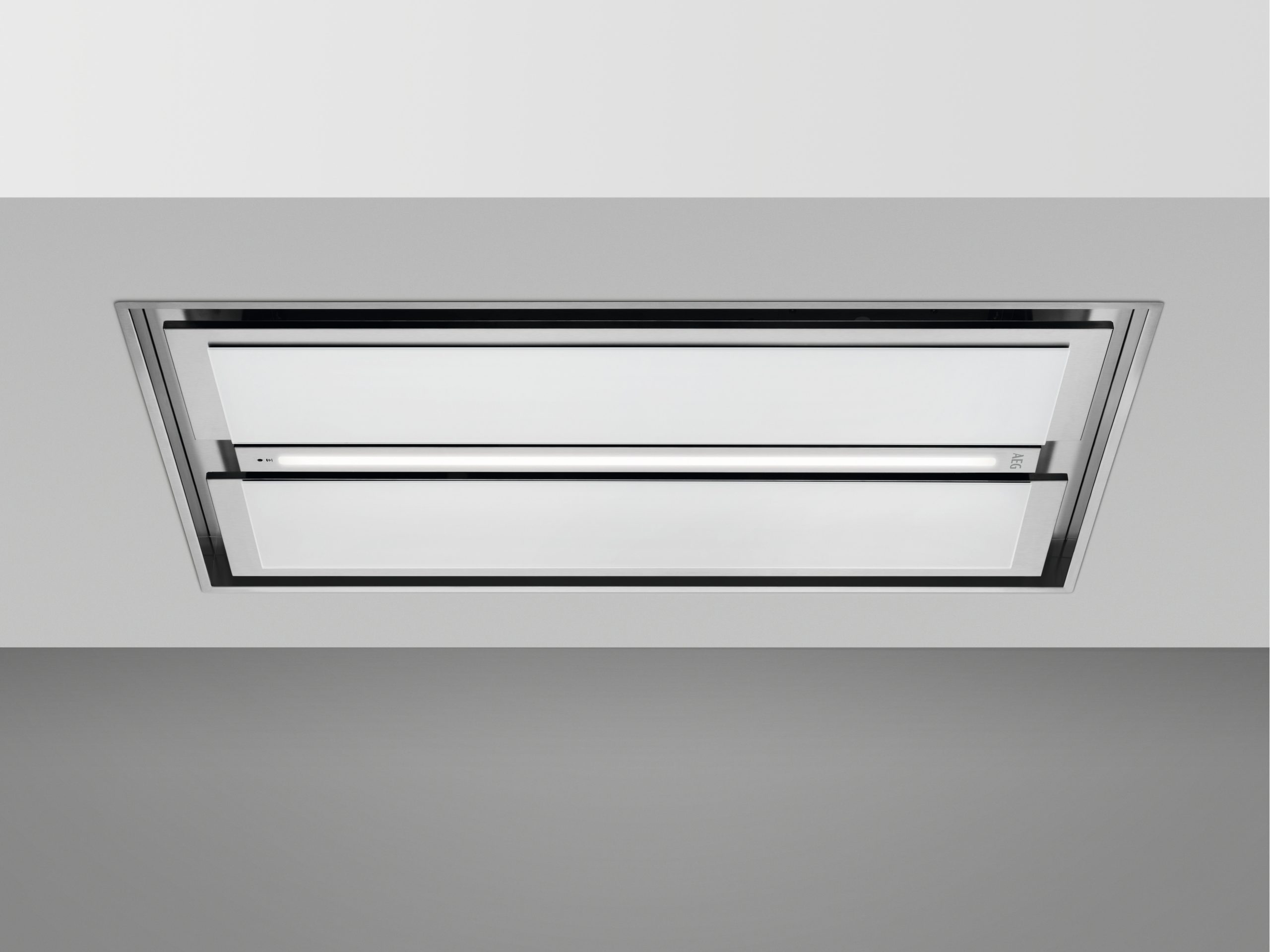 AEG DCK5281HG 120cm Ceiling Hood - White - Kensi Hope Interiors Ltd