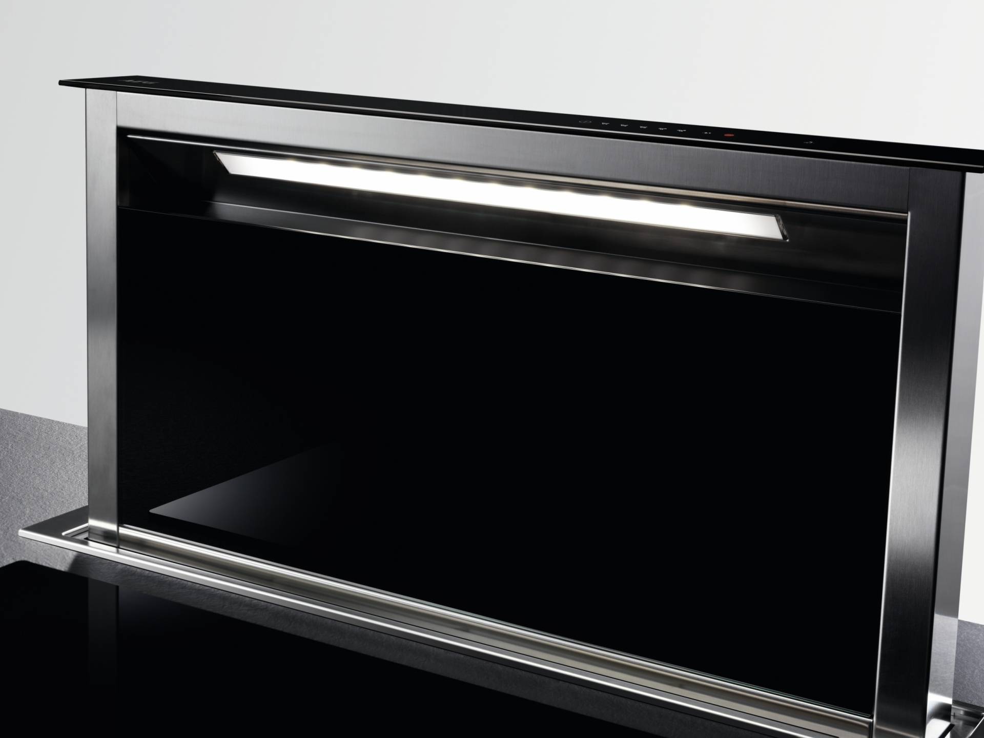 AEG DDE5980G 90cm Downdraft Extractor - Black - Kensi Hope Interiors Ltd