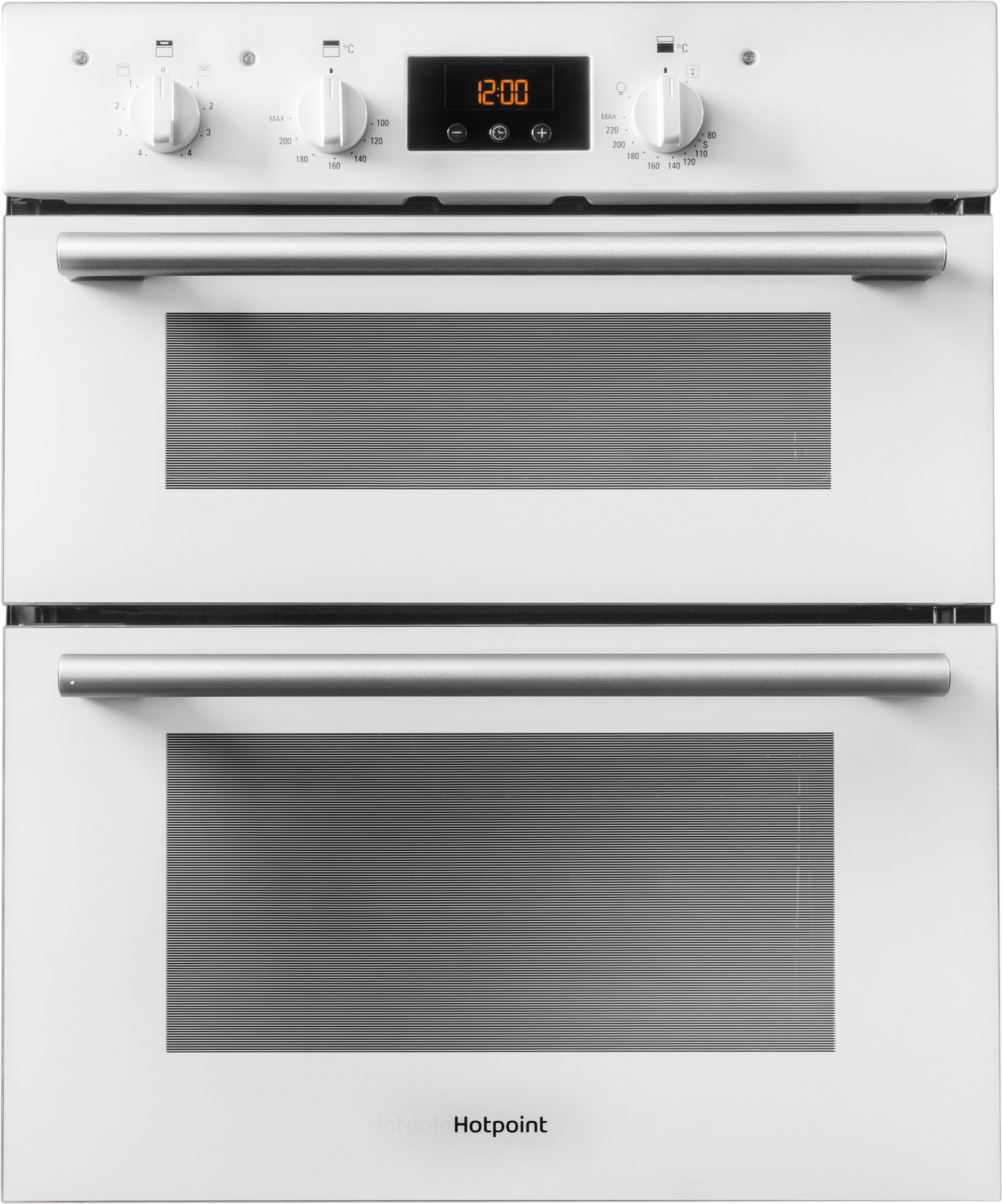 Hotpoint DU2 540 WH B/U Double Electric Oven - White - Kensi Hope Interiors Ltd